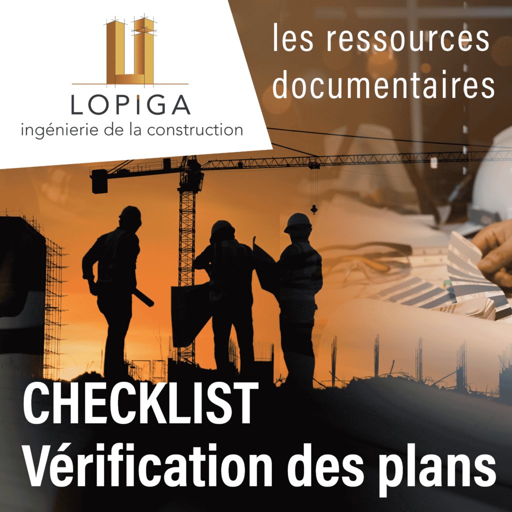 Checklist vérification des plans - LOPIGA INGENIERIE